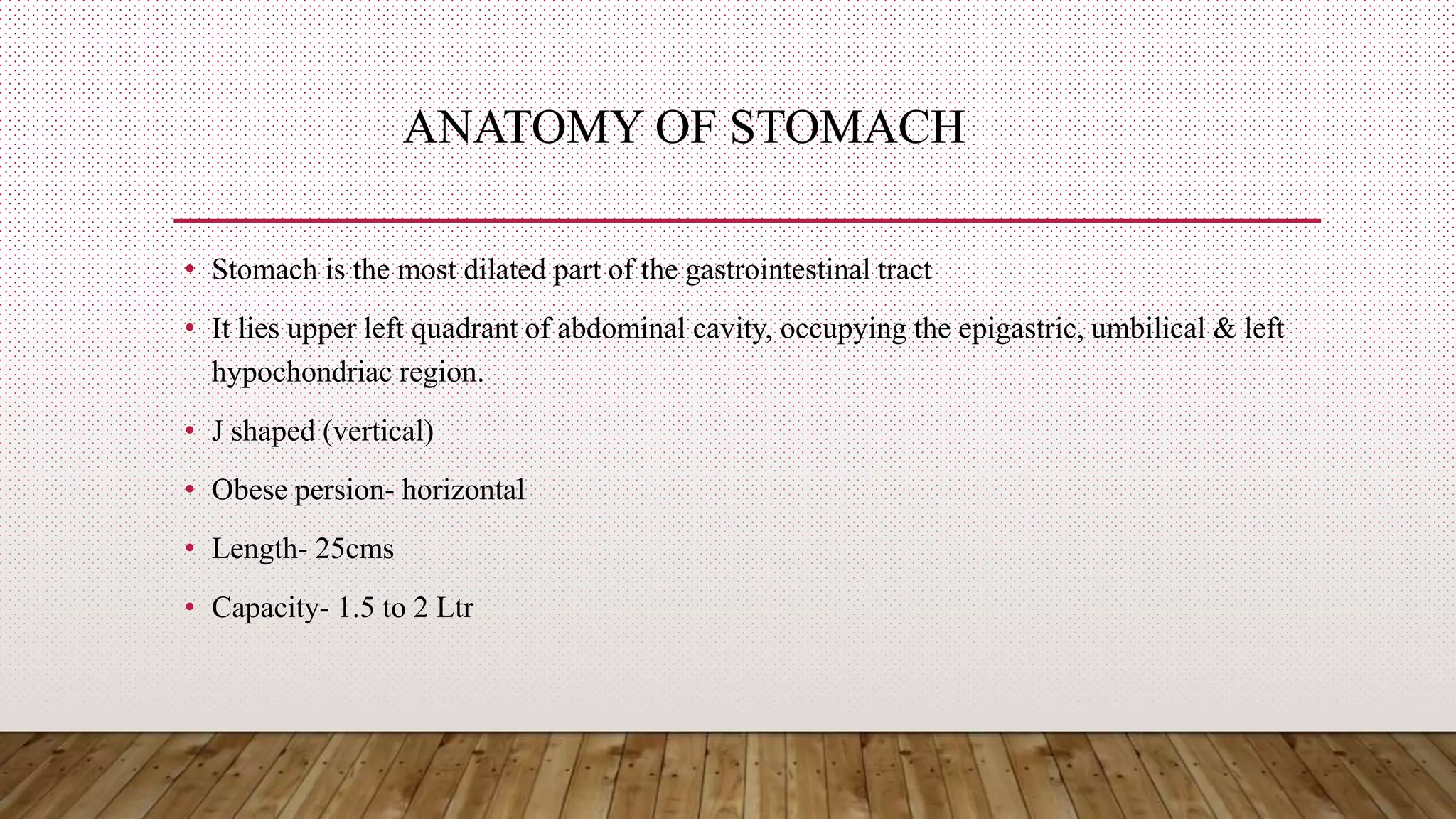 Stomach physiology | PPTX