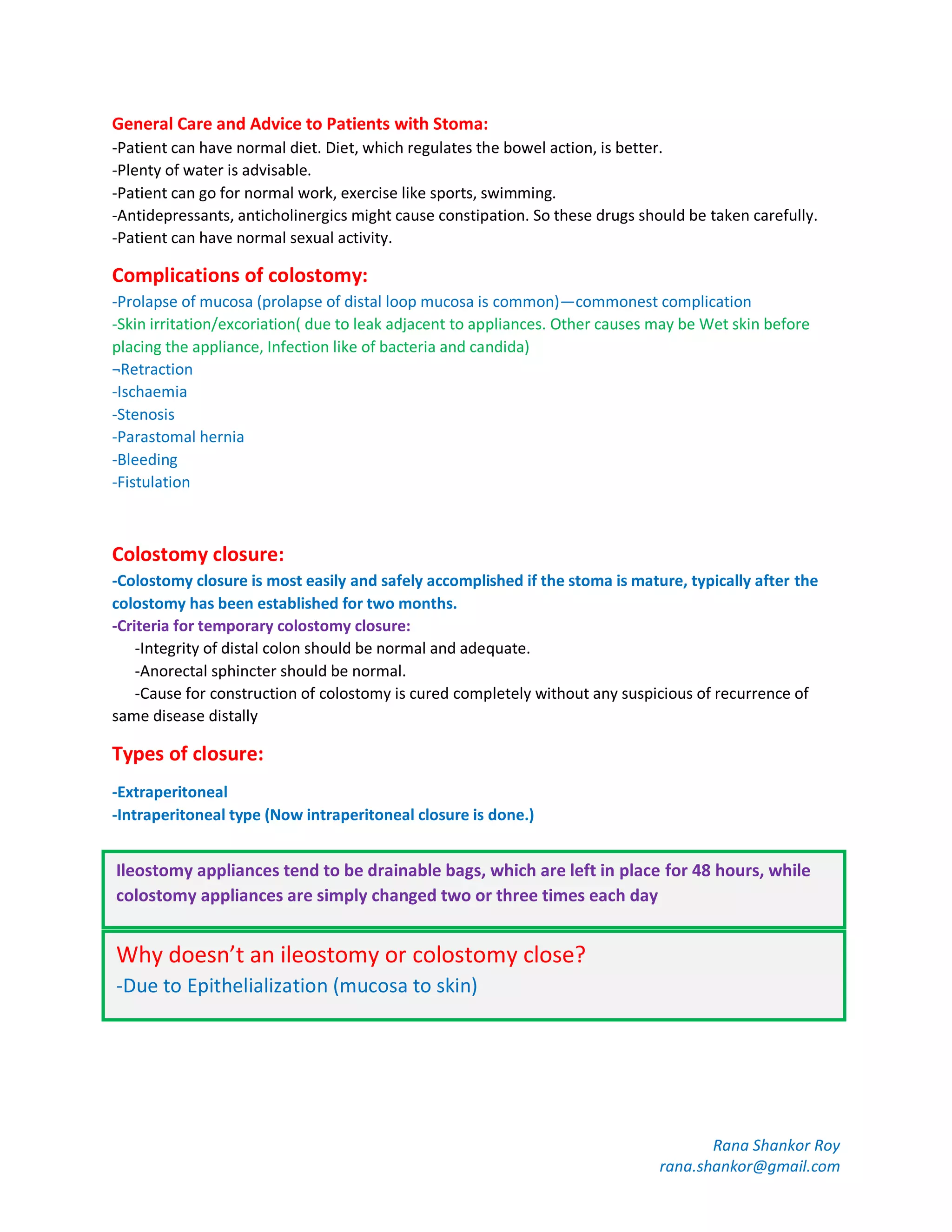 Colostomy | PDF | Digestive Disorders | Diseases and Conditions