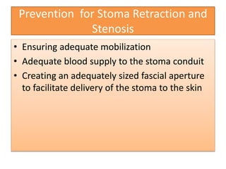 Stoma complications by Prof. Ajay Khanna, IMS, BHU, Varanasi India | PPTX