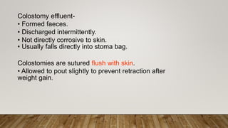 Stoma indication | PPTX