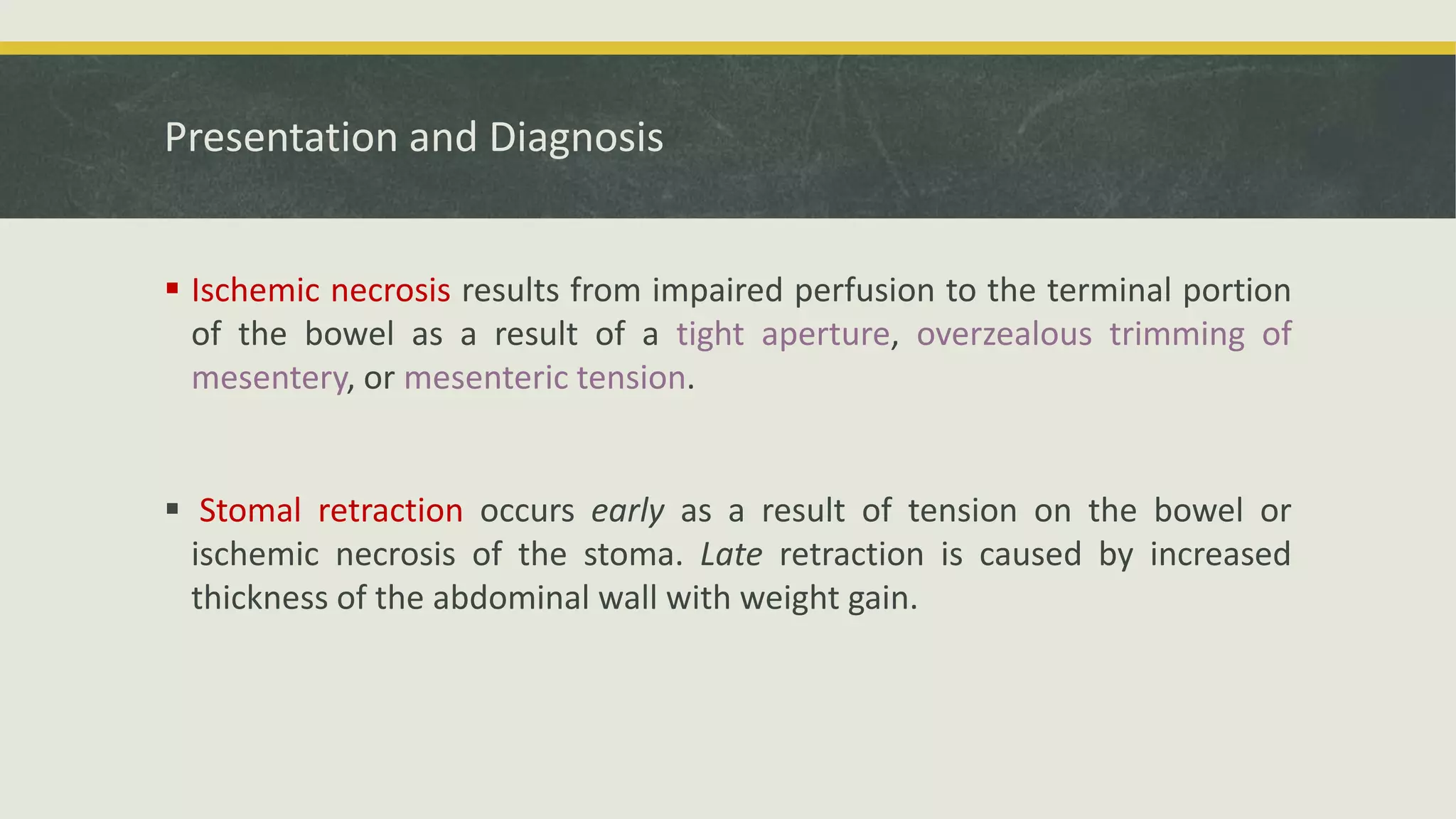 Stomal complication | PPTX