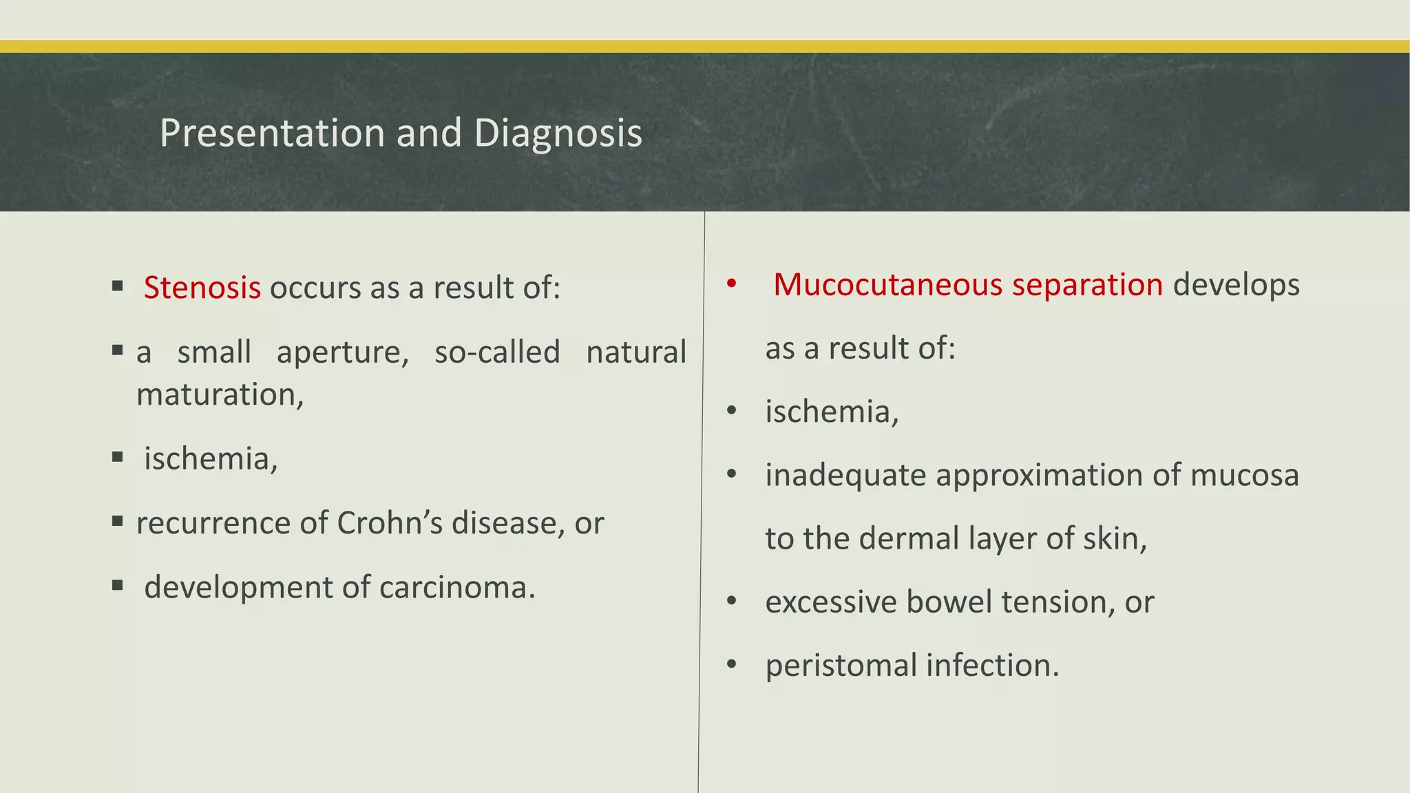 Stomal complication | PPTX