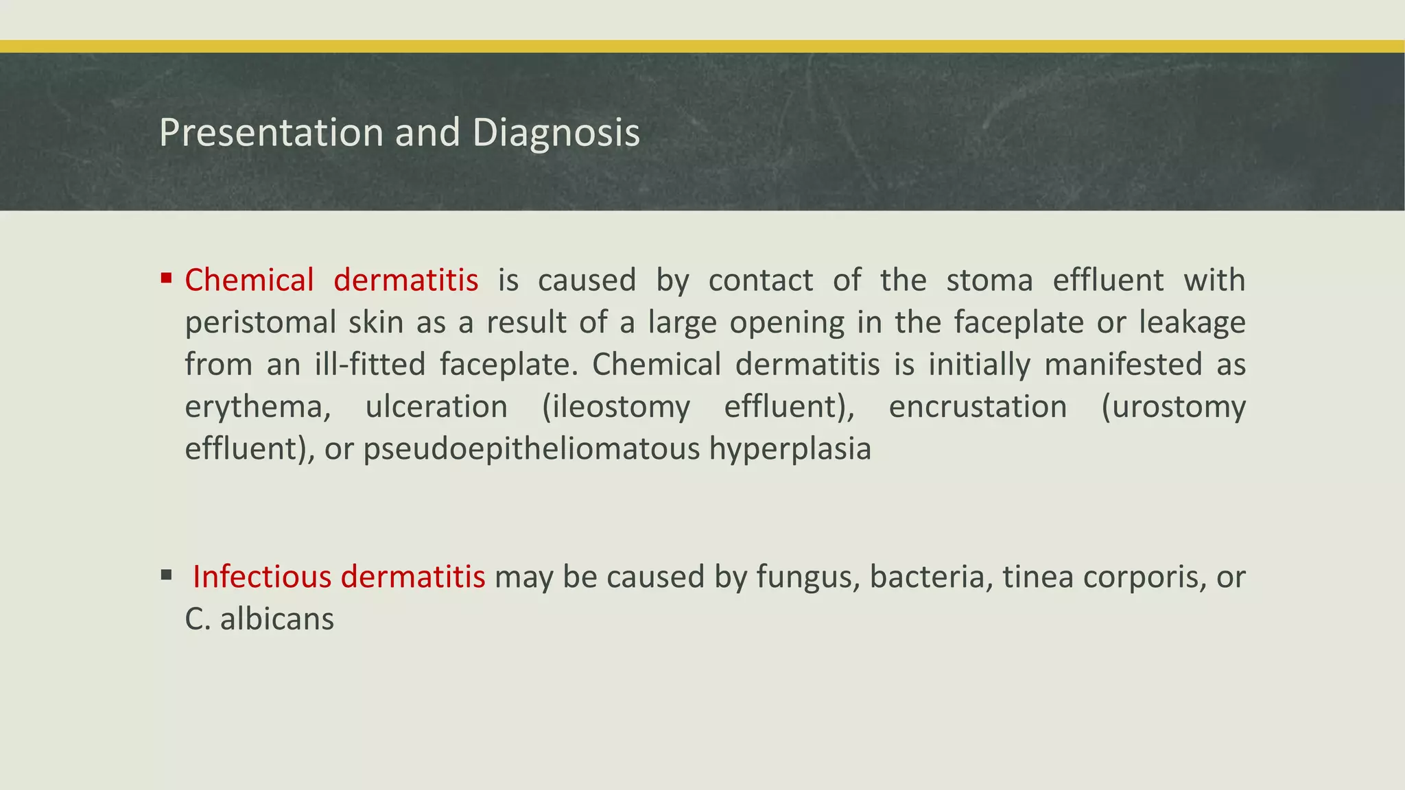 Stomal complication | PPTX