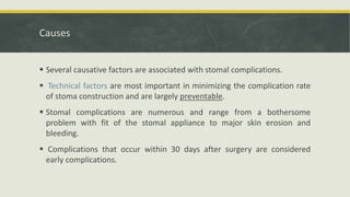 Stomal complication | PPTX