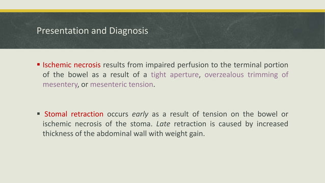Stomal complication | PPT
