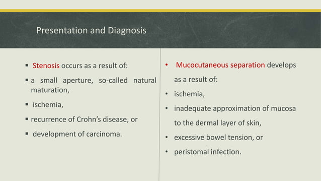 Stomal complication | PPT