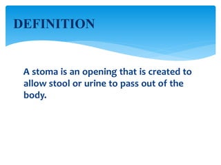 Stomal therapy | PPTX