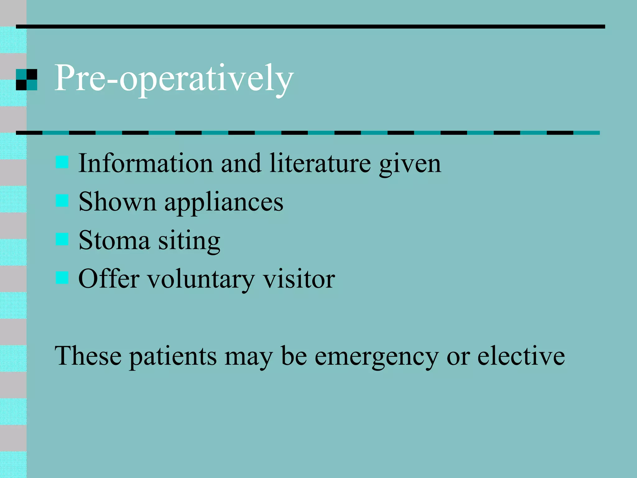 Stoma modules caring for the stoma patient | PPT