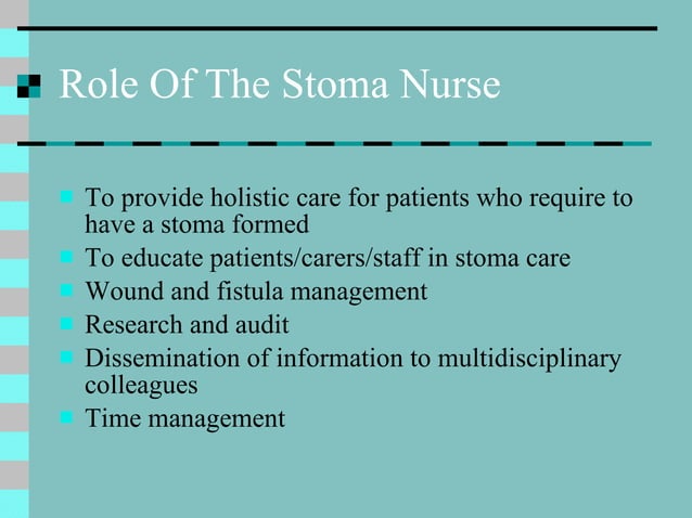 Stoma modules caring for the stoma patient | PPT