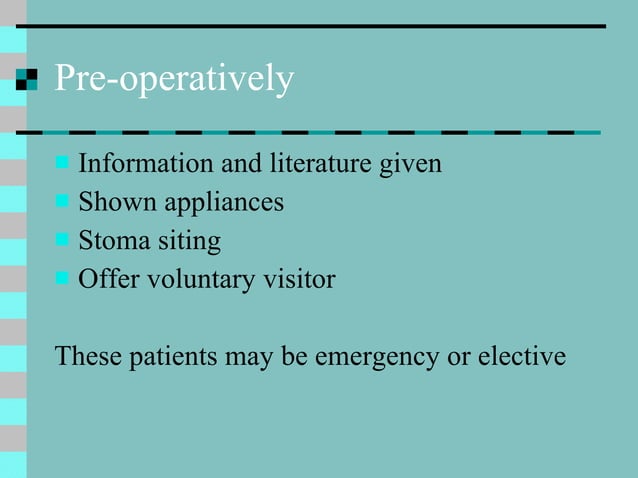Stoma modules caring for the stoma patient | PPT