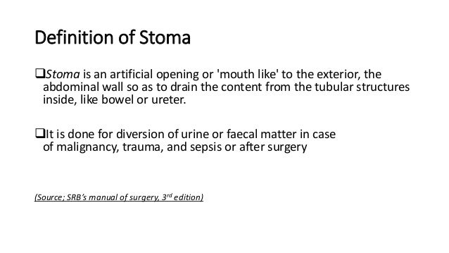 Stoma