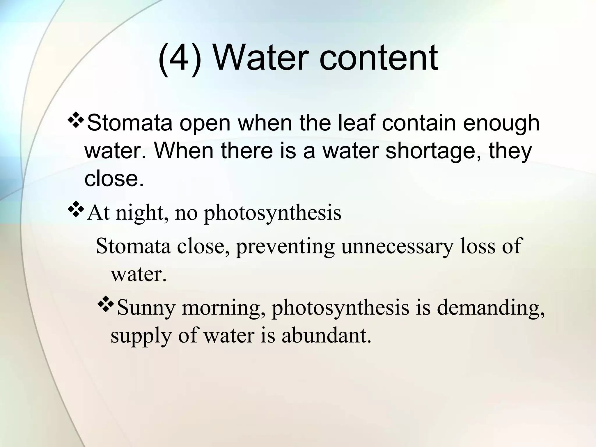 Stomatal regulation | PPT