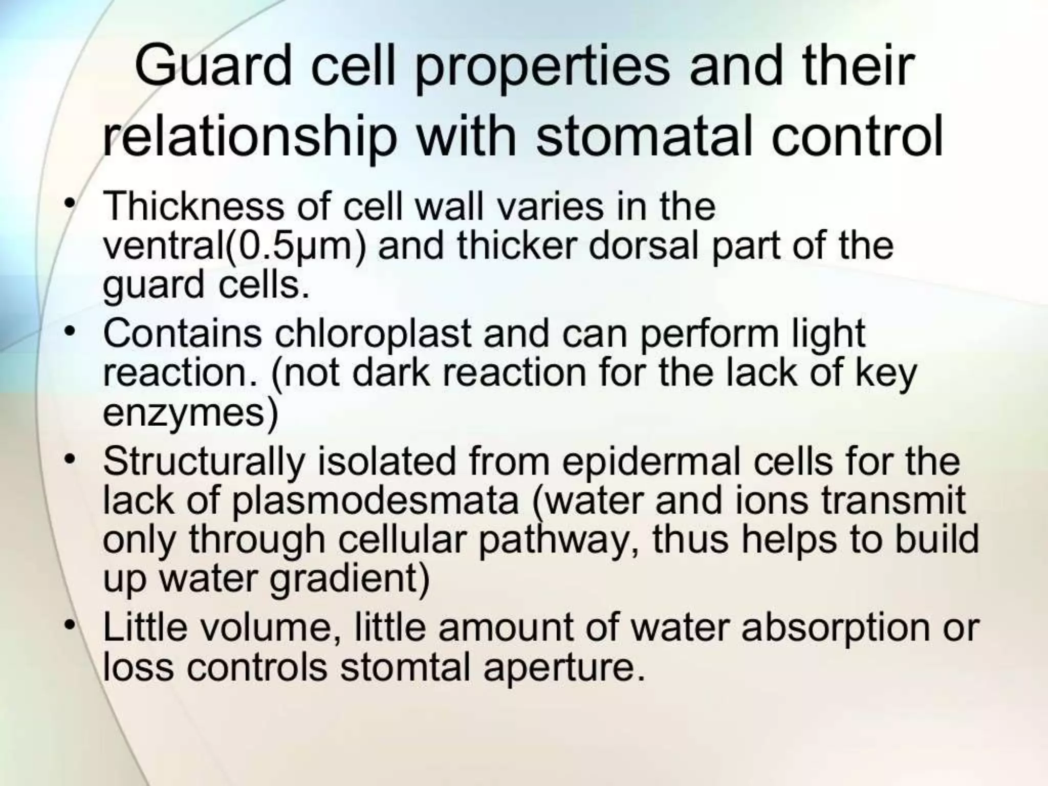 Mechanism and factors affecting on Stomatal regulation | PPT