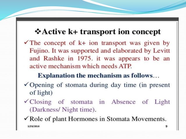 Mechanism and factors affecting on Stomatal regulation | PPTX