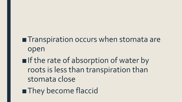 transpiration | PPT