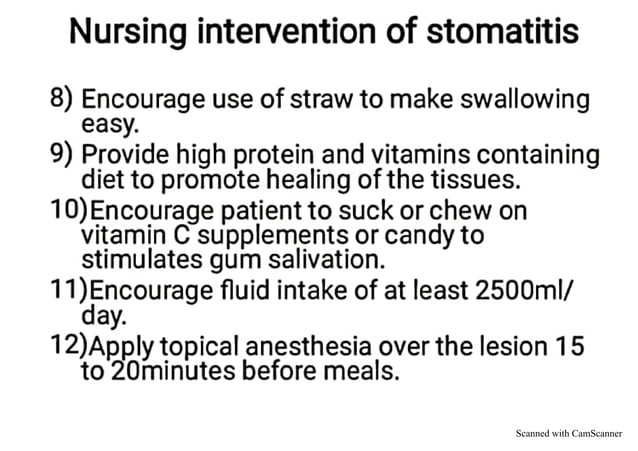 stomatitis | PDF