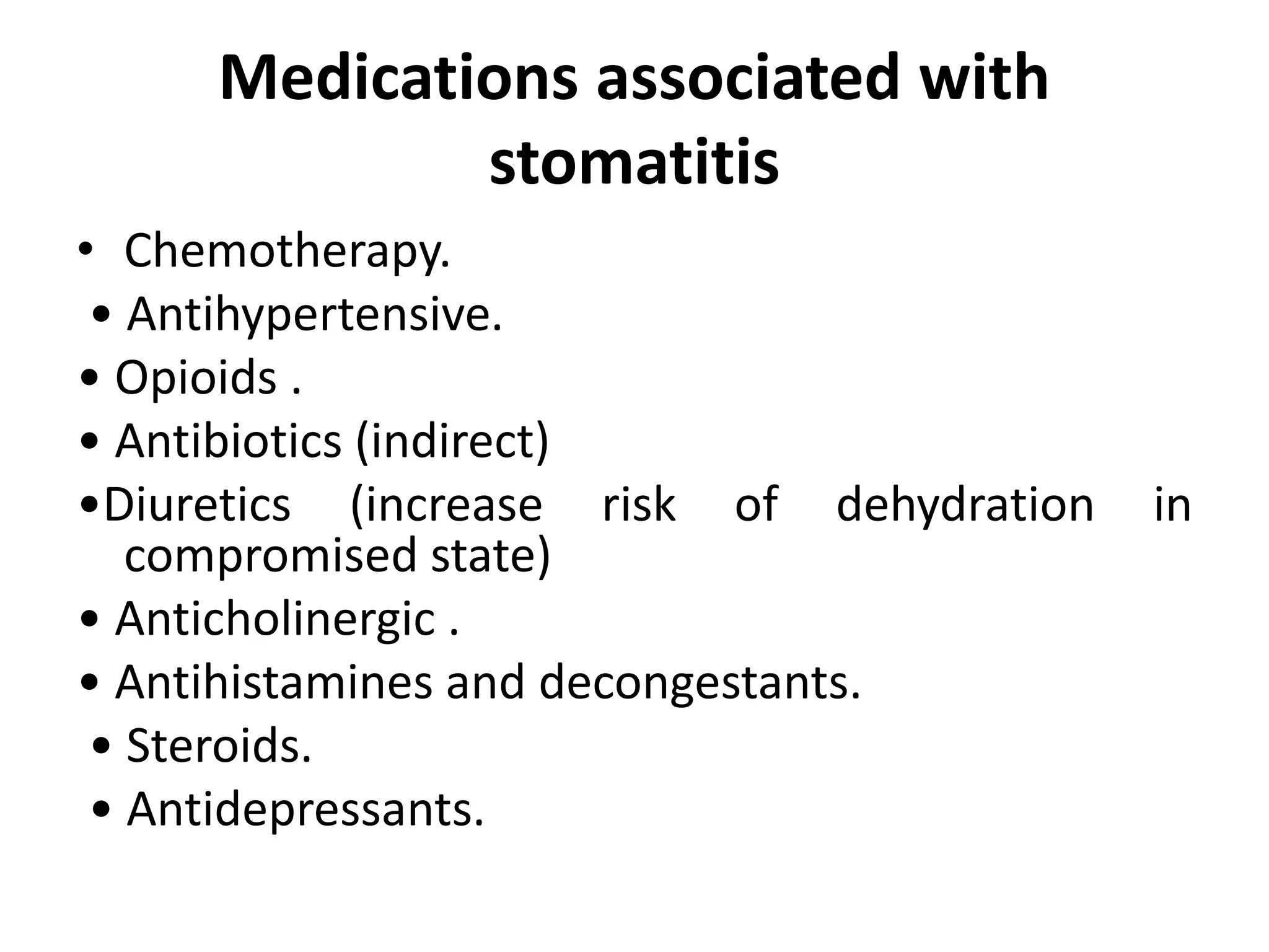 Stomatitis (AHN) | PPTX