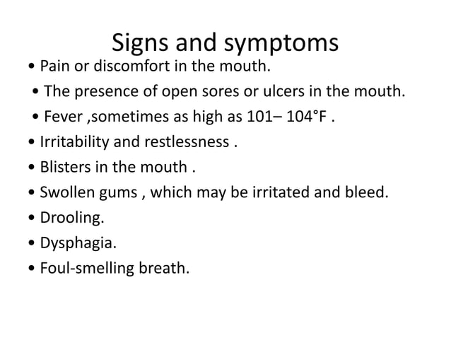 Stomatitis (AHN) | PPTX
