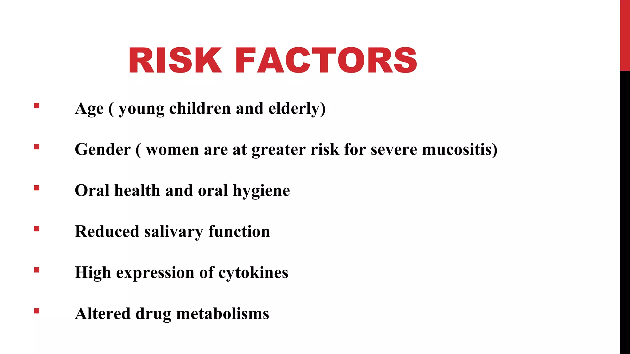 Stomatitis in oncology | PPT