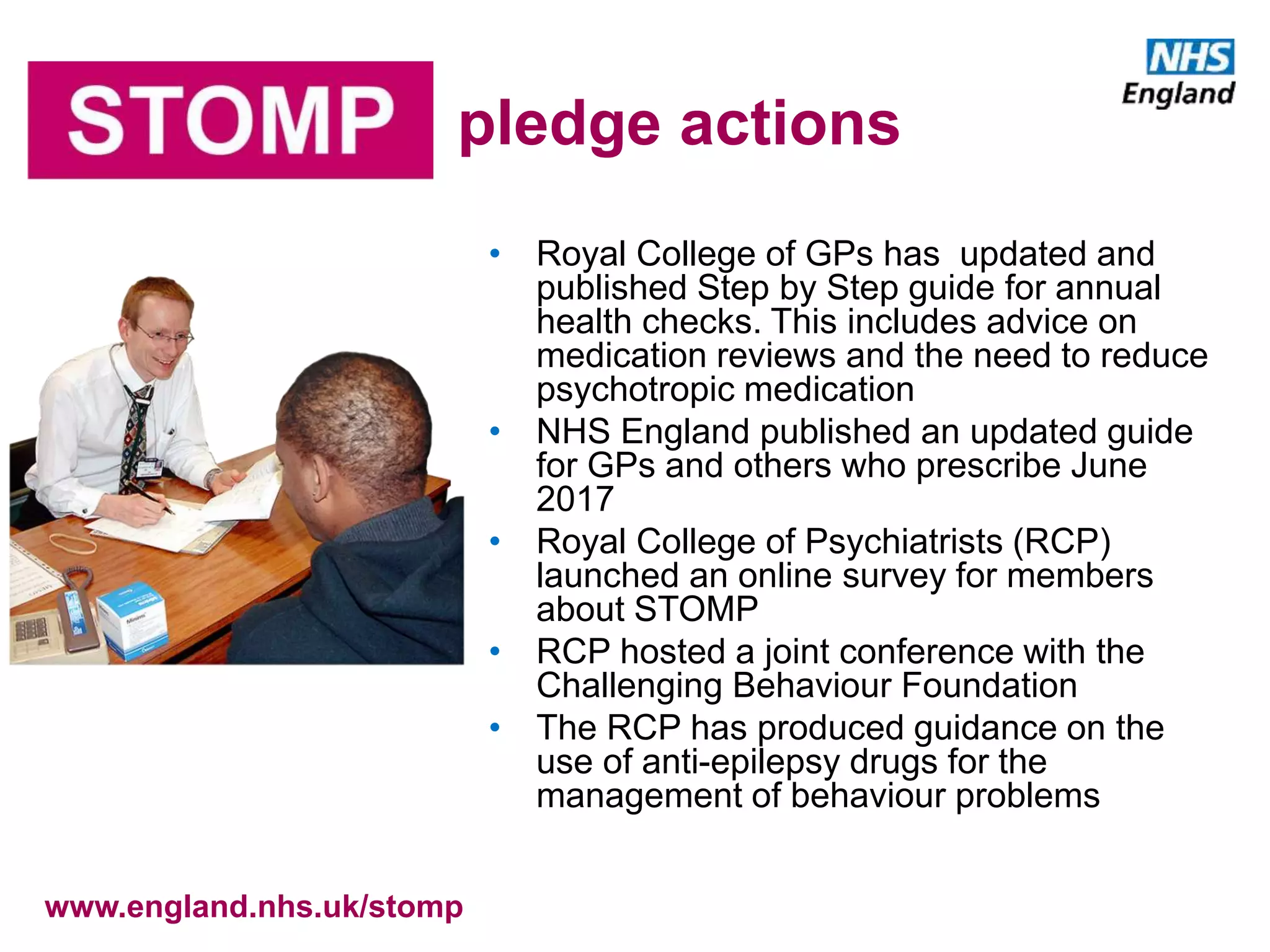 Stomp - one year on presentation july 2017 | PPTX