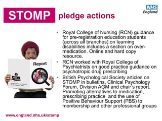 Stomp - one year on presentation july 2017 | PPTX