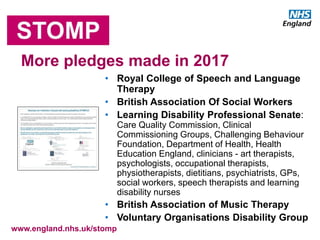 Stomp - one year on presentation july 2017 | PPTX