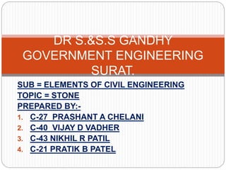 TYPES AND INFORMATION STONES | PPT
