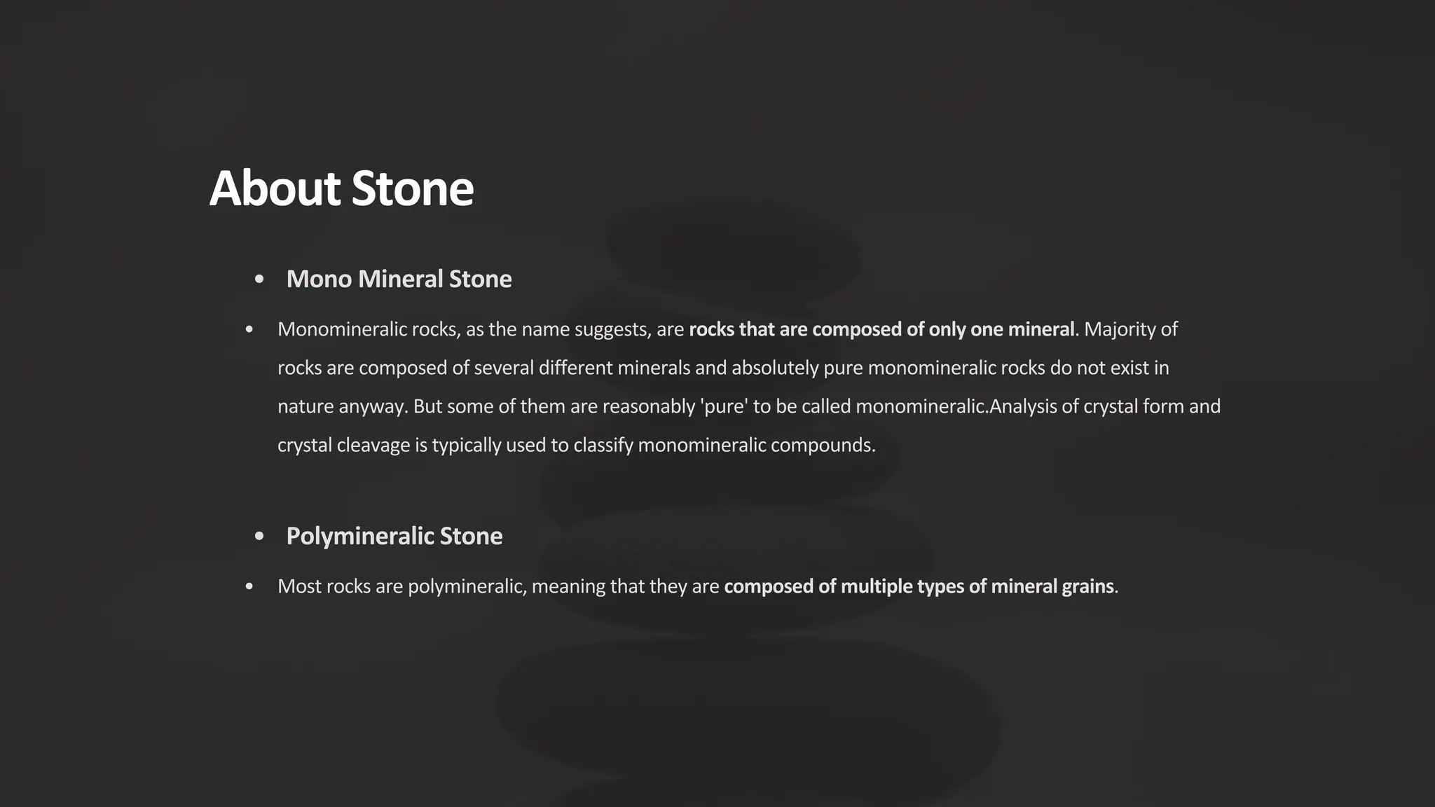Stone and Details about the stone and types of all natural and man-made ...