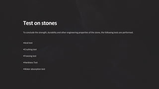 Stone and Details about the stone and types of all natural and man-made ...