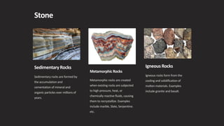 Stone and Details about the stone and types of all natural and man-made ...