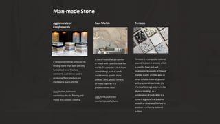 Stone and Details about the stone and types of all natural and man-made ...