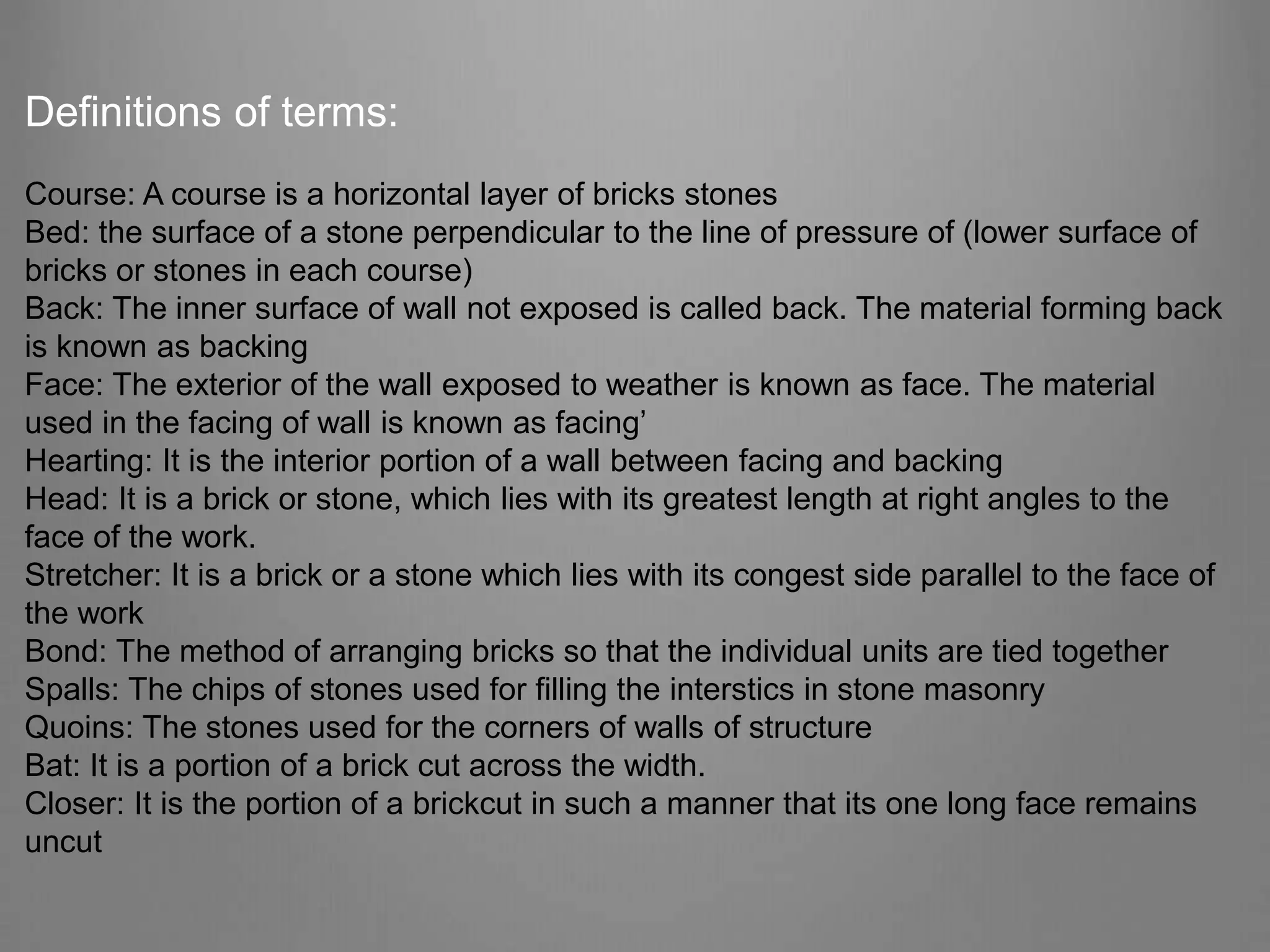 Stone as a building material. | PPTX