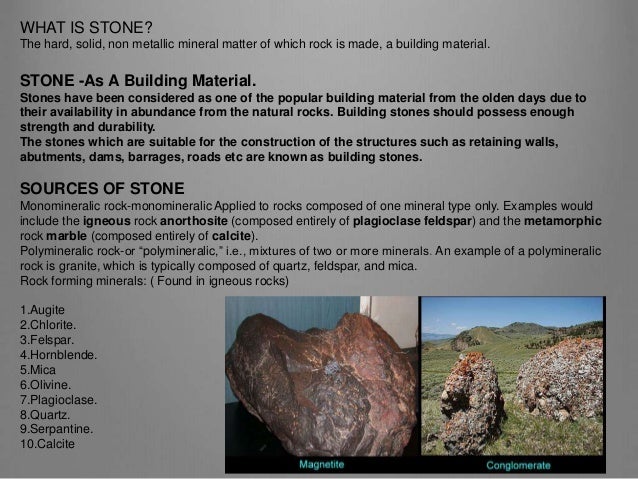 Stone As A Building Material