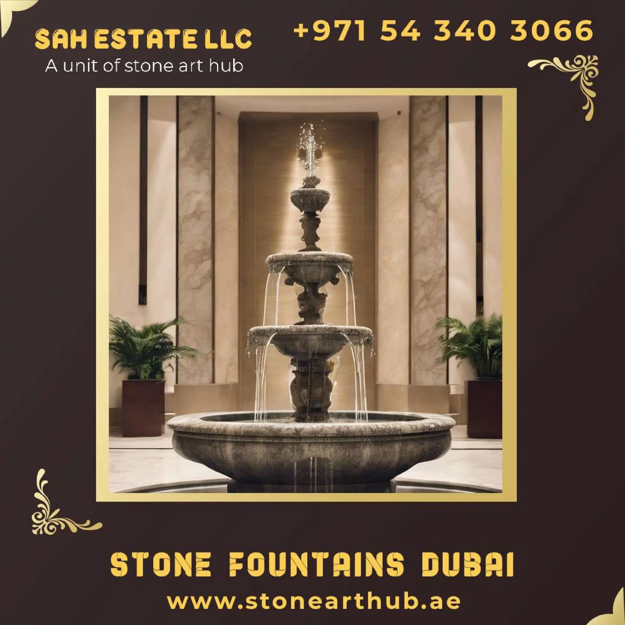 Stone Fountains Dubai - ☎ +971 54 340 3066 | PDF