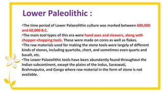 Stone age - Indian culture ppt | PPTX
