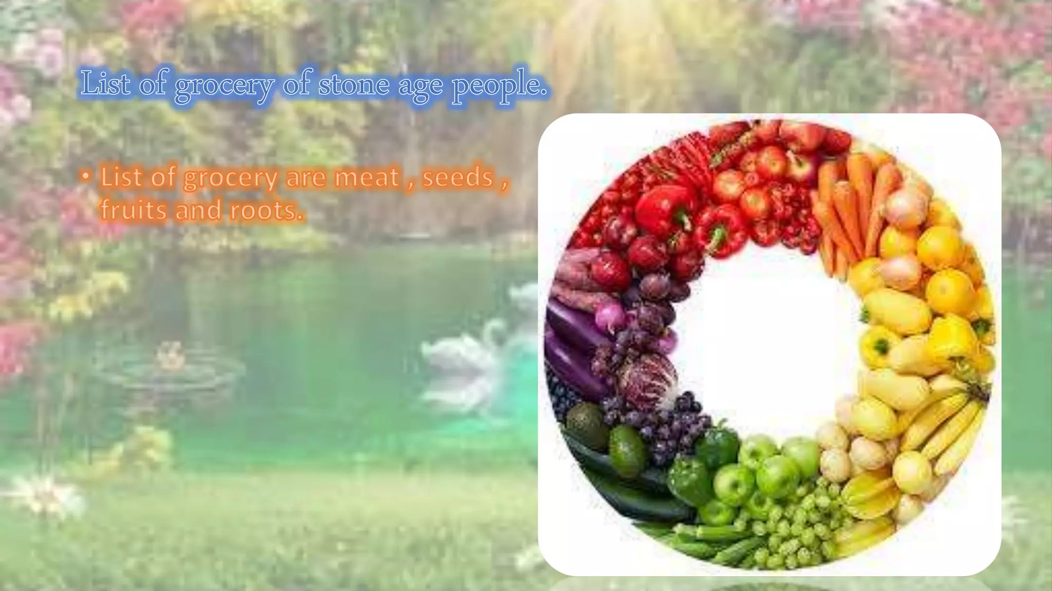 Stone age people food habit | PPTX