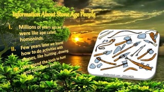 Stone age people food habit | PPTX
