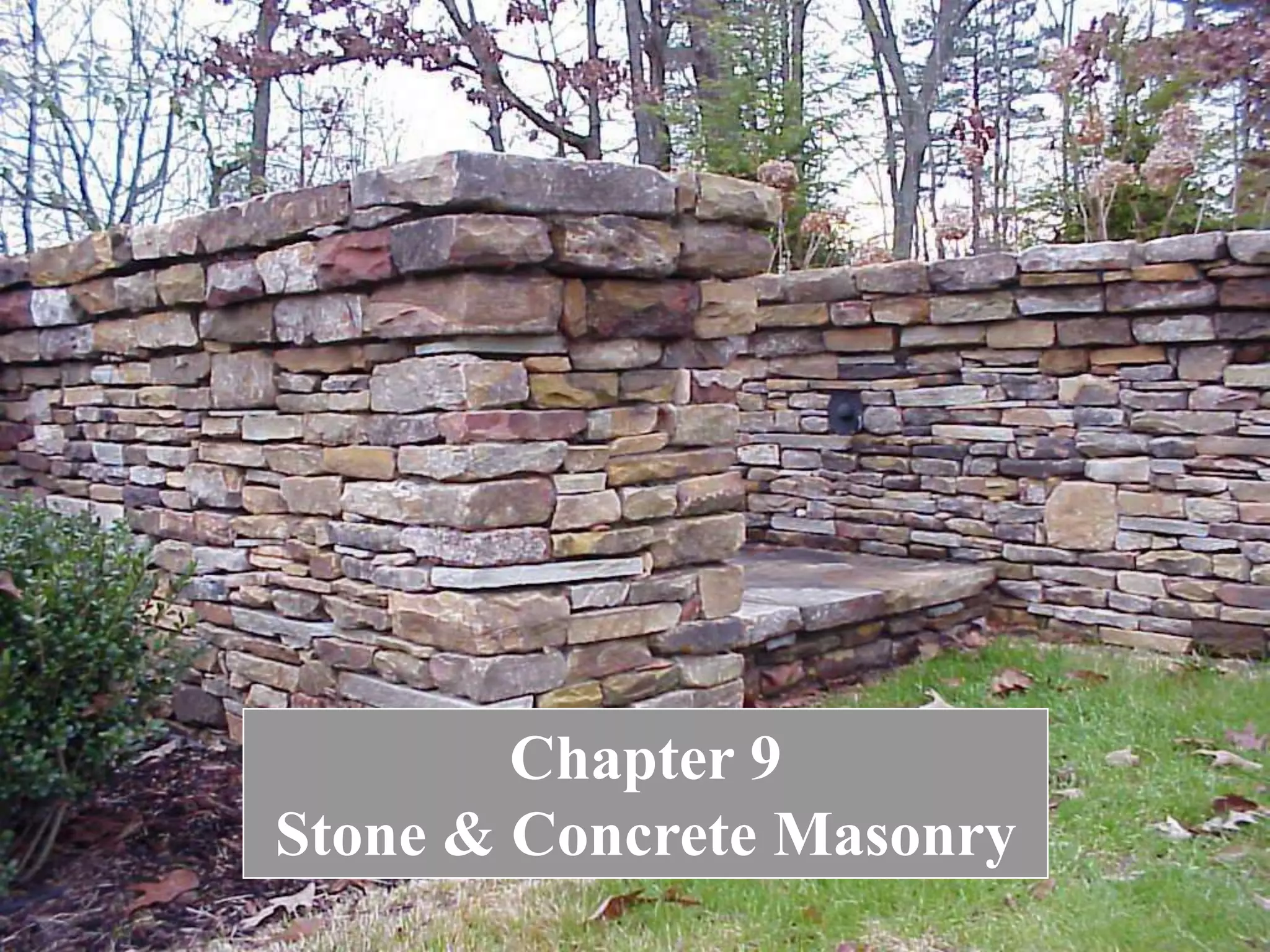 Stone And Reinforced Masonry.ppt