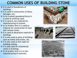 Stone as a building material | PPTX