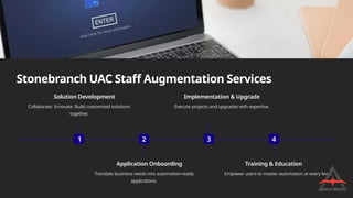 Stonebranch Universal Automation Center (UAC) | PPT
