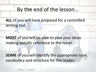 Stone Cold Lesson 6 & 7 - Writing Assessment 1 | PPT