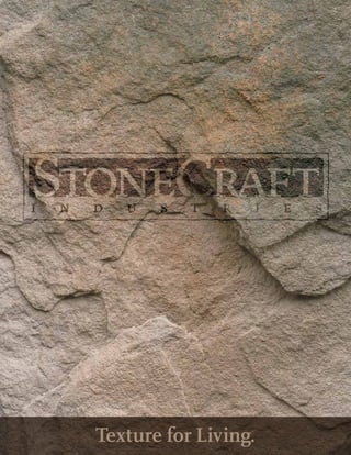 Stone craft brochure Texture for living | PDF