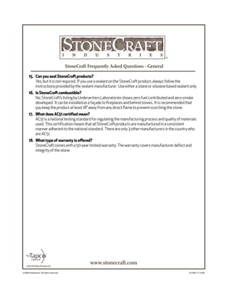 Stonecraft Products
