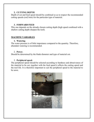 CUTTING TOOLS USED FOR CUTTING OF STONE | PDF