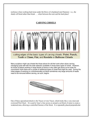 CUTTING TOOLS USED FOR CUTTING OF STONE | PDF