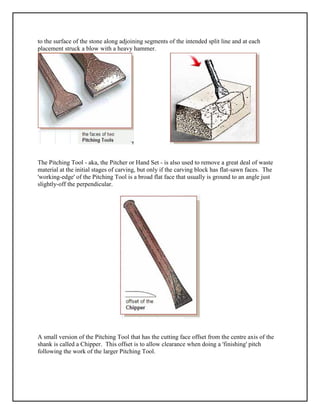 CUTTING TOOLS USED FOR CUTTING OF STONE | PDF