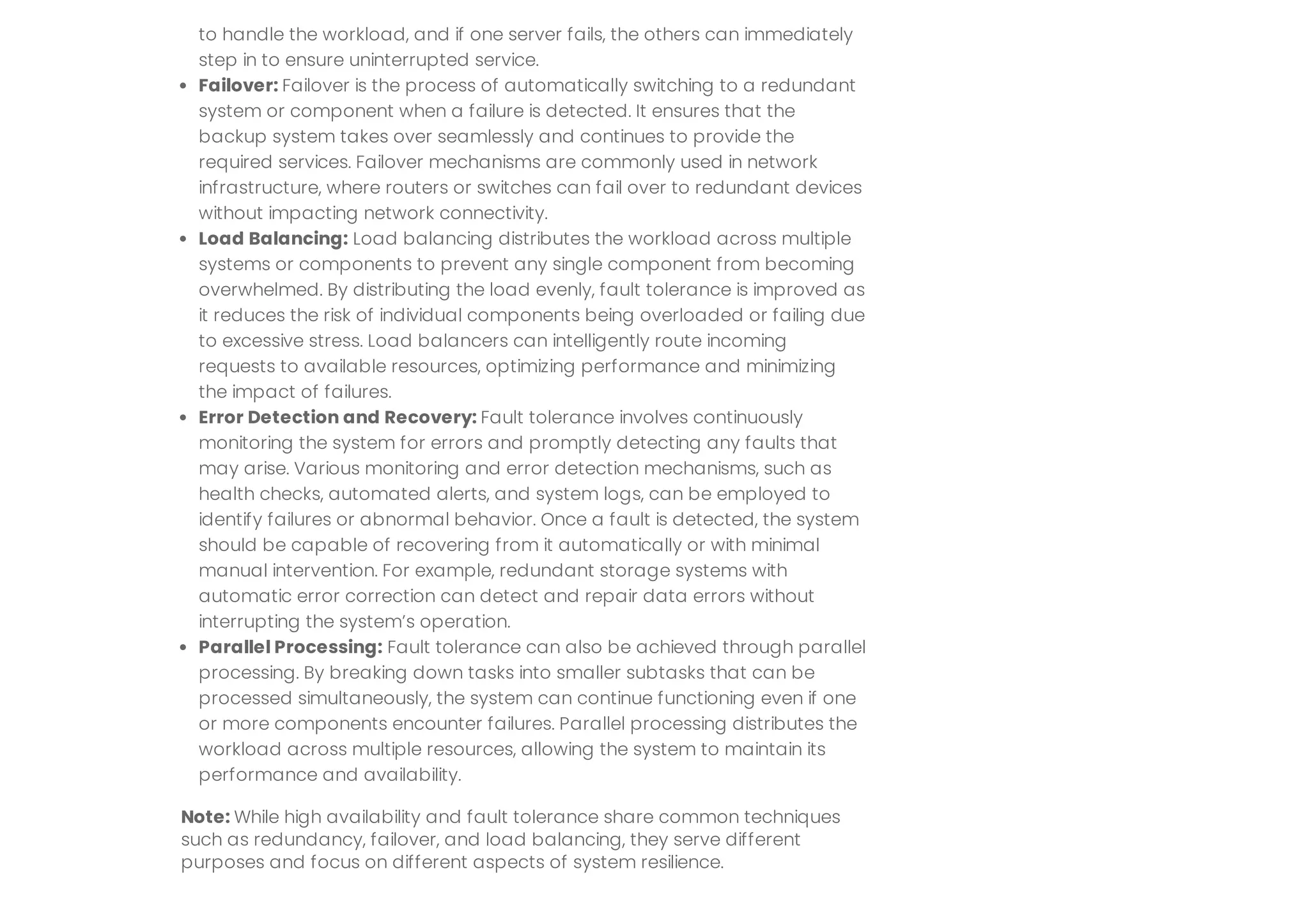 Contrasting High Availability, Fault Tolerance, and Disaster Recovery | PDF