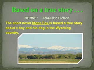 Stone fox booktalk | PPTX