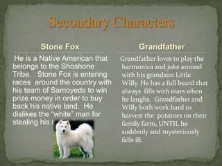 Stone fox booktalk | PPT