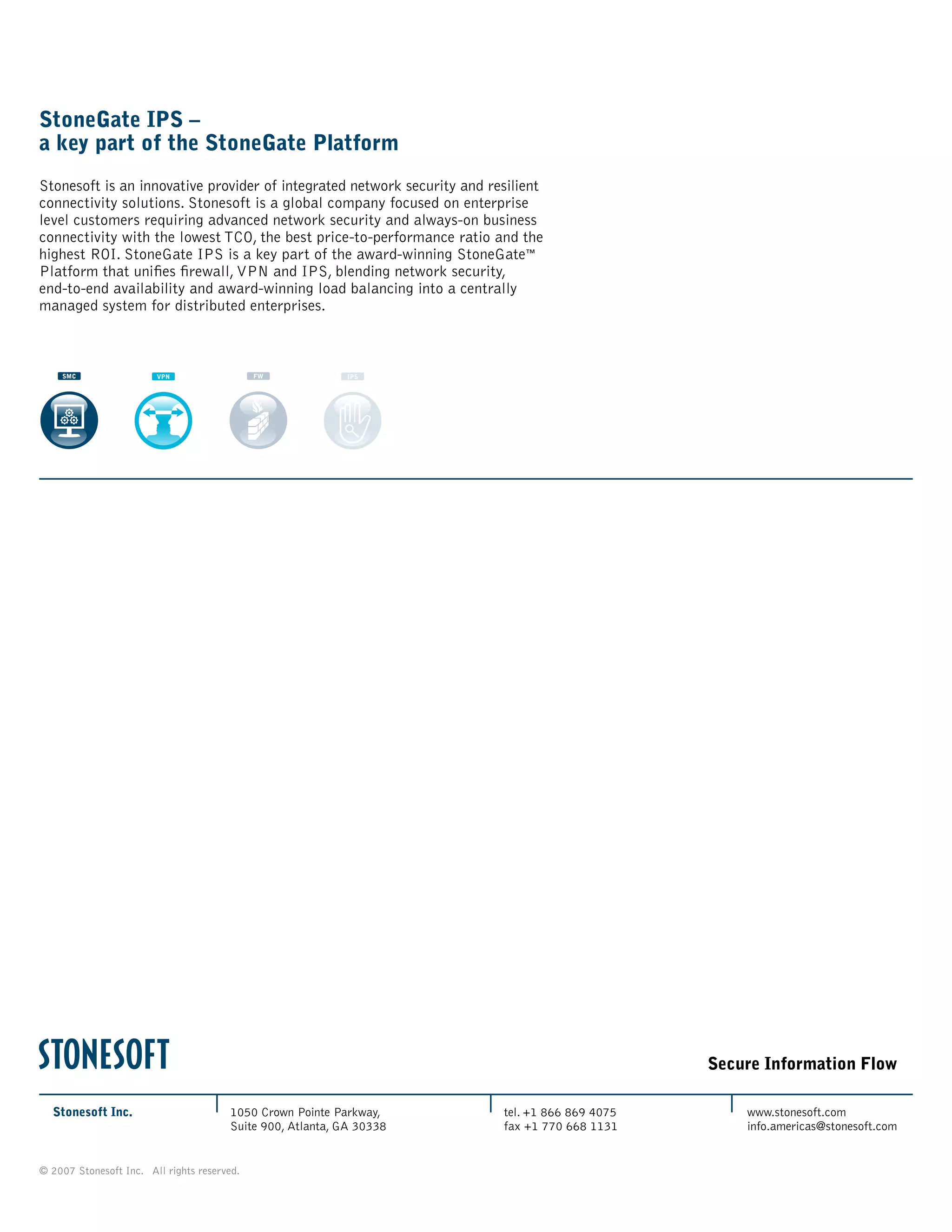 Stone gate ips | PDF